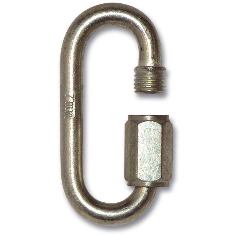 Eslabon rapido avl con tuerca seguridad m- 3,5 zincado Eslabon rapido avl con tuerca seguridad m- 3,5 zincado